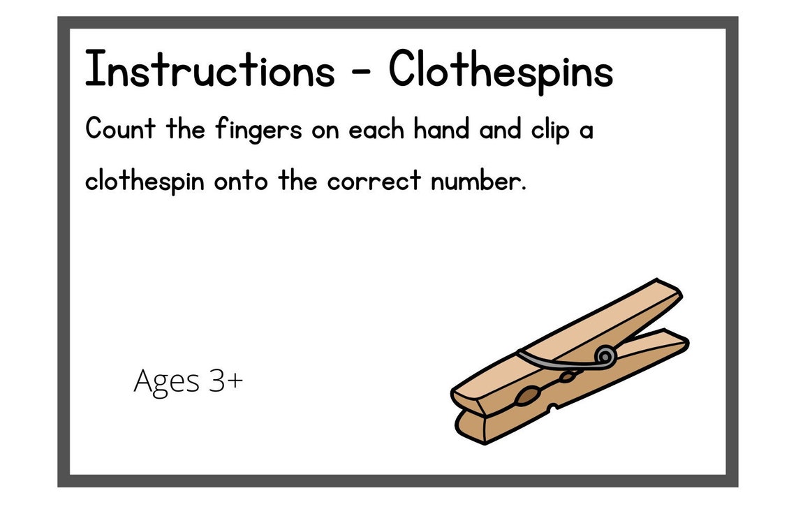 Prek PRINTABLE Finger Counting Flash Cards 1-10 inclusive | Etsy