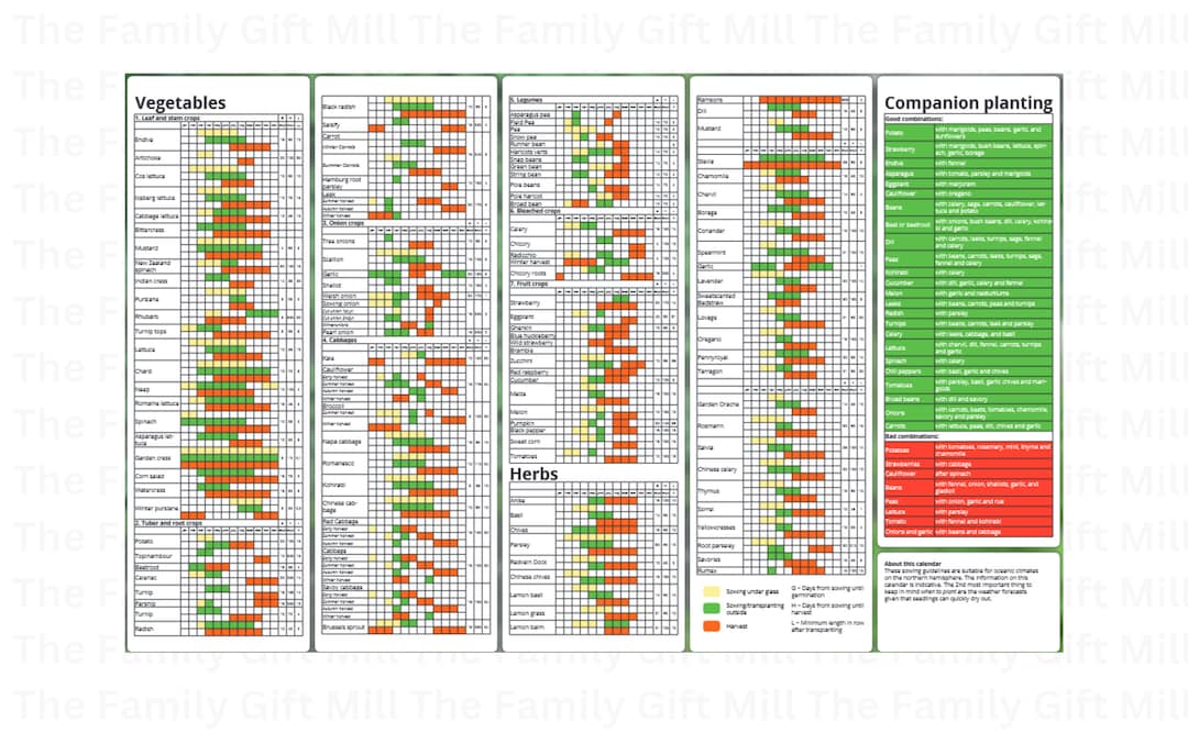 Garden Planner Spreadsheet, Gardening Journal, Plant Tracker, Digital ...