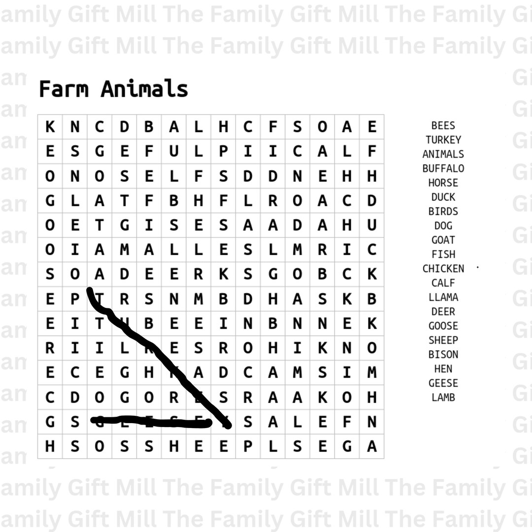 Get Your Mind Buzzing With Large Print Word Search Printable - Perfect ...