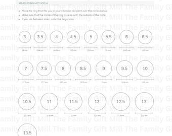 Printable Ring Sizer Chart - Find Your Ring Size Instantly With Our ...