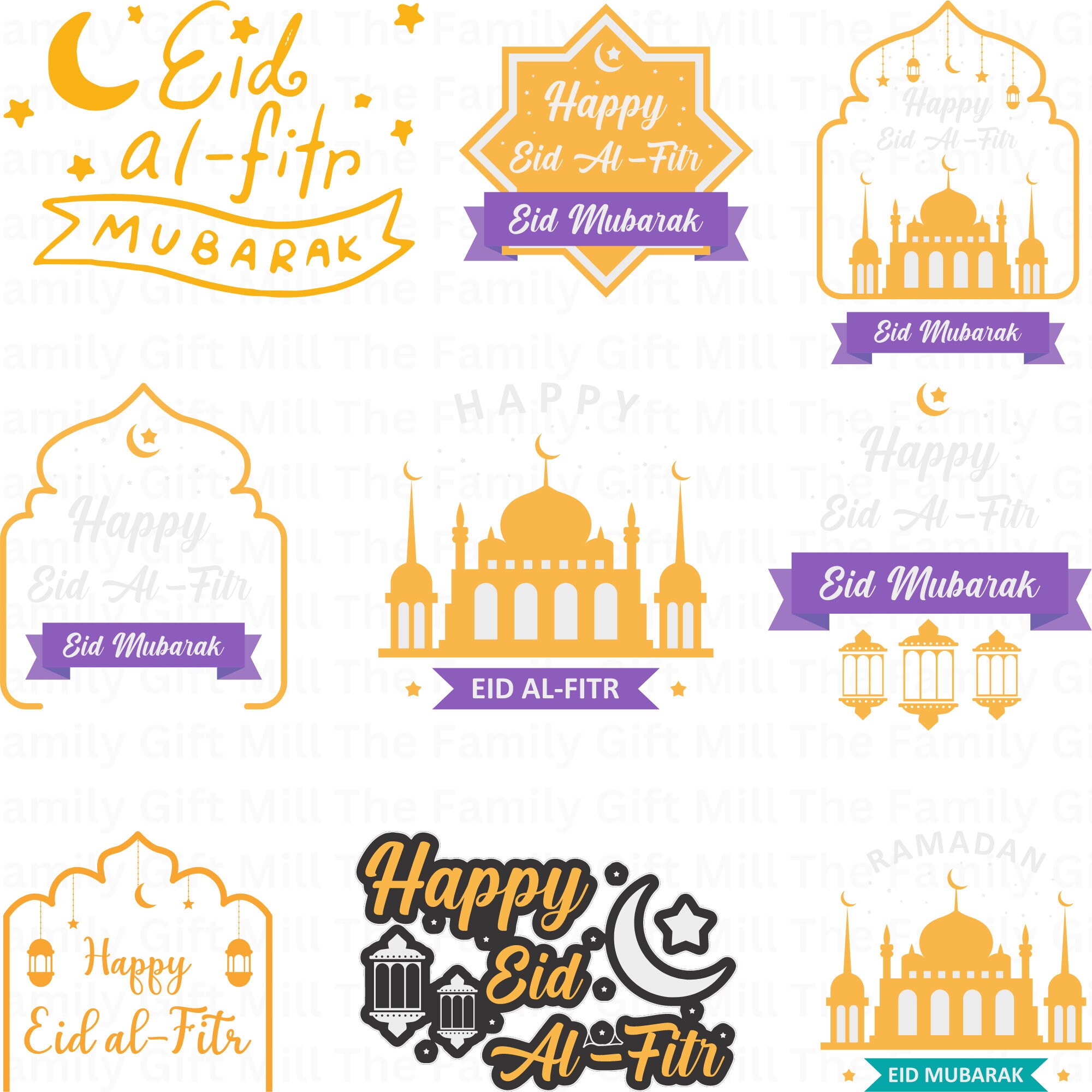 Ramadan Svg, Eid Mubarak Svg, Ramadan Svg Bundle, Ramadan Mubarak, Eid ...