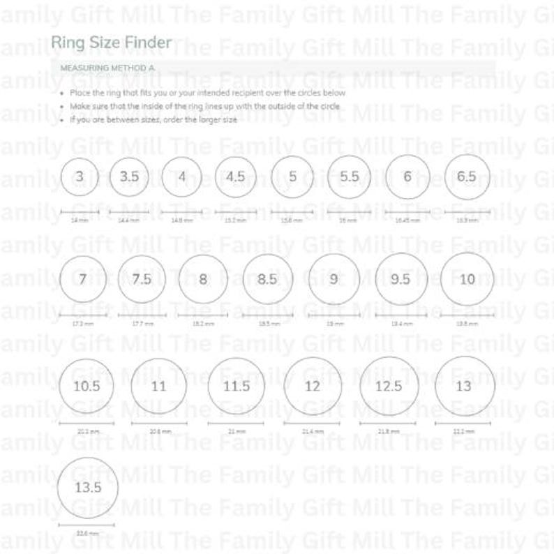 Printable Ring Sizer - Measure Your Size With Chart, Reusable Tool ...
