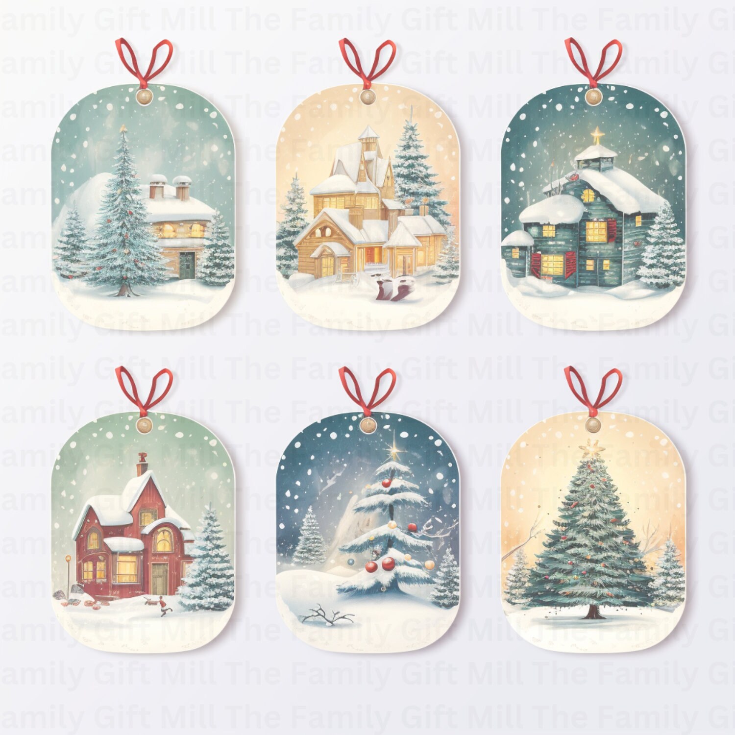 Merry Christmas Tag Lds - Printable and SVG Holiday Tags With Santa ...
