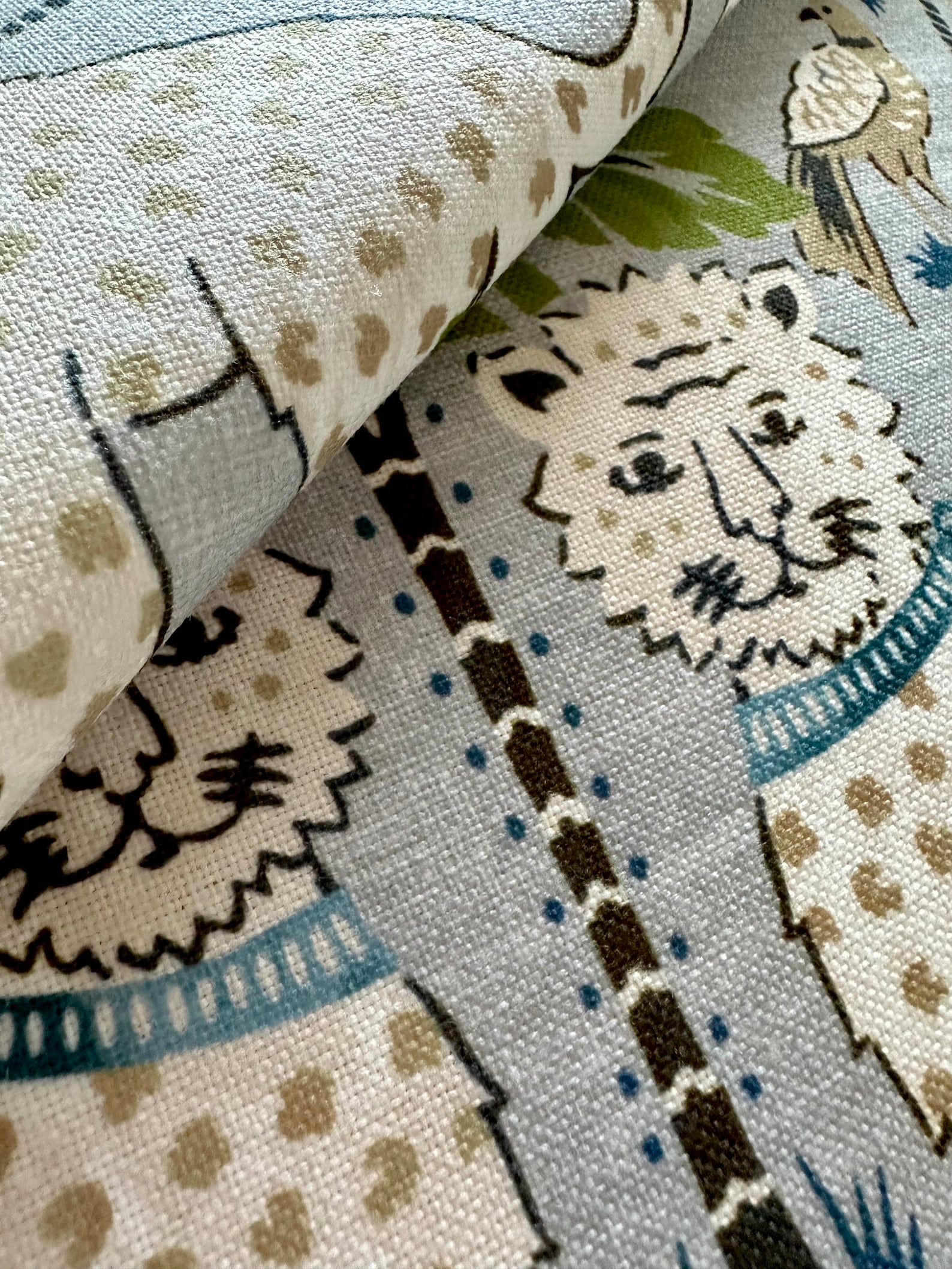 Fabric Swatch Jaguar Mist Blue Fabric - Etsy