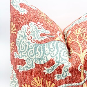 Chinoiserie Style Asian Dragon Throw Pillow Cover Decorative - Etsy