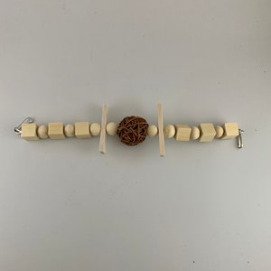 Natural Wood Colour Pet Toy for Cage Pet Rat Toy Accessories | Etsy UK