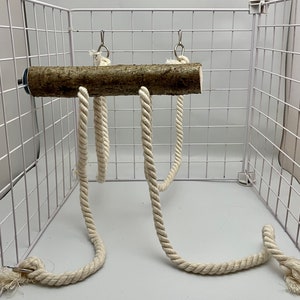 Large Chunky Wood Pet Perch for Cage, Pet Rat Toy Accessories, Rat ...