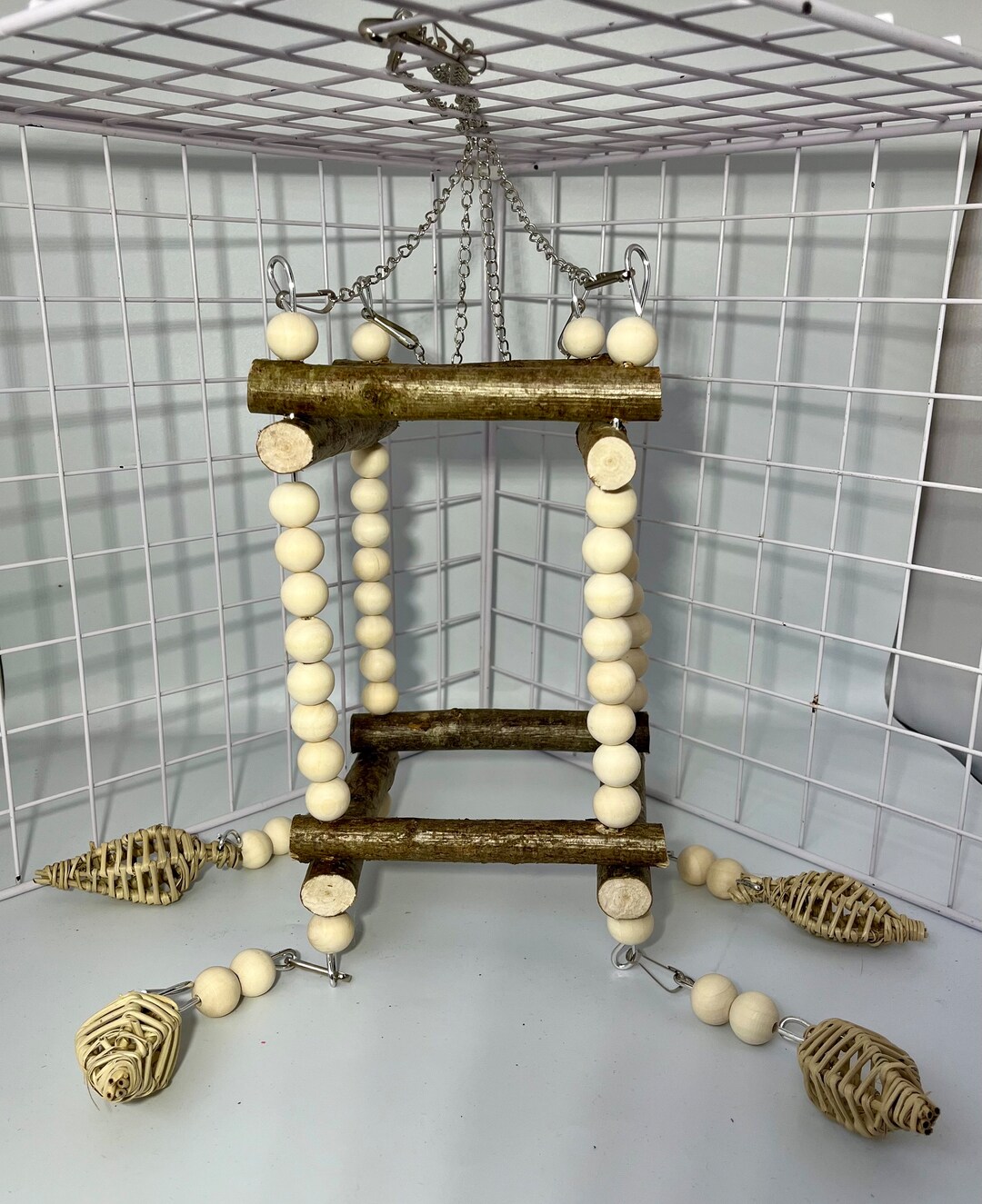 Hazel Hanging Activity Cube Rat Perch - Etsy