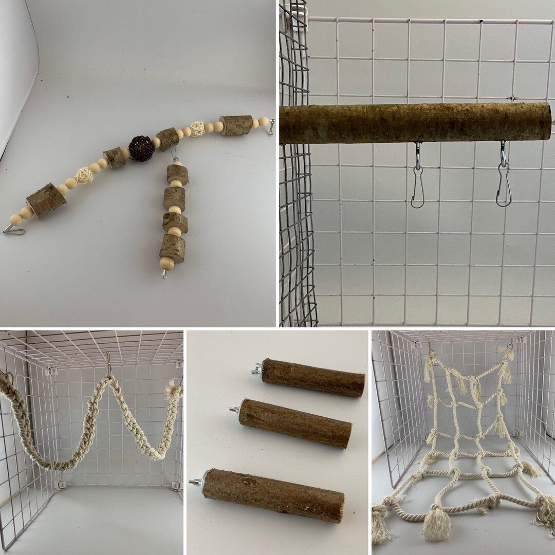 Rat Natural Cage Set Cargo Net - Etsy