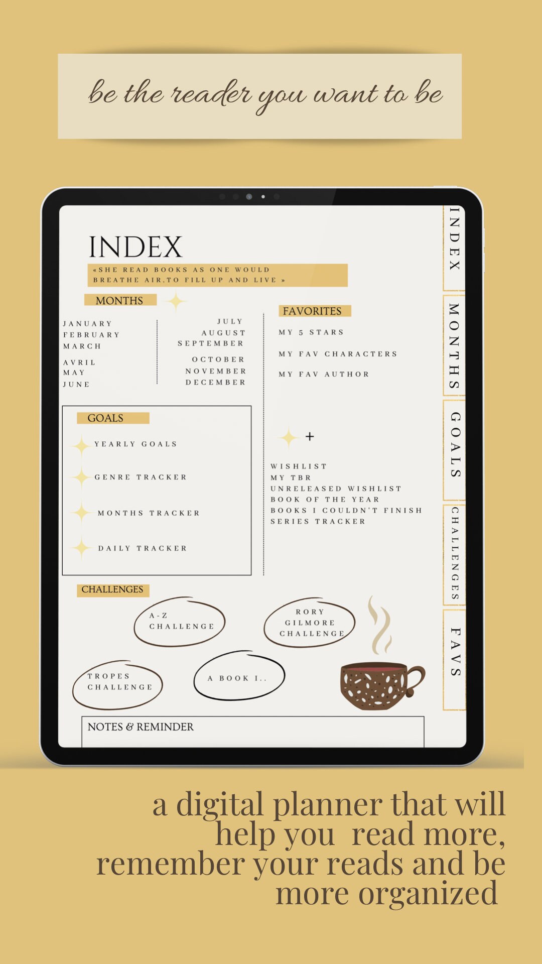 Digital Reading Journal- Goodnotes/ Books Reviews - Etsy
