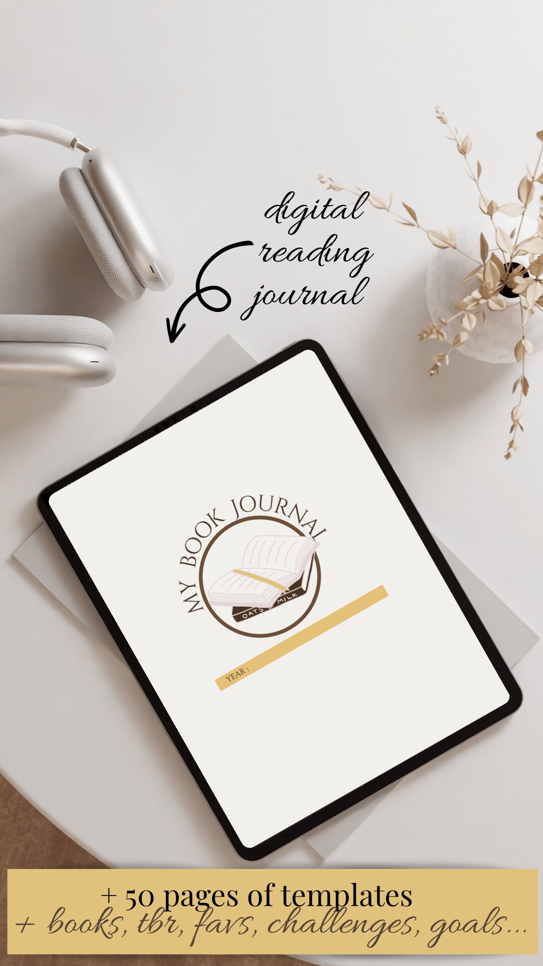 Digital Reading Journal- Goodnotes/ Books Reviews - Etsy