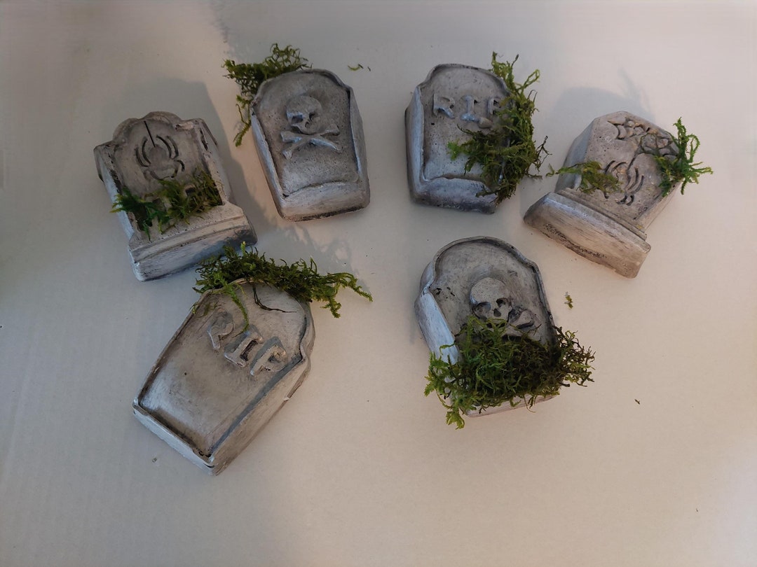 Concrete Mini Tombstones - Etsy