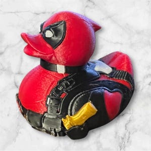 Deadpool 3D Printed Duck - Etsy