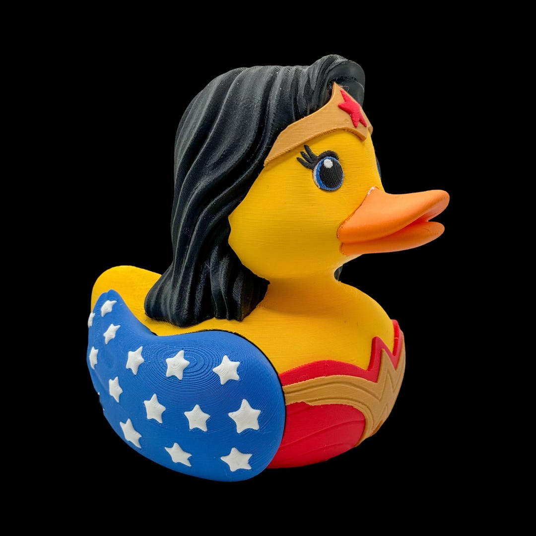 Wonder Woman 3D Printed Duck - Etsy