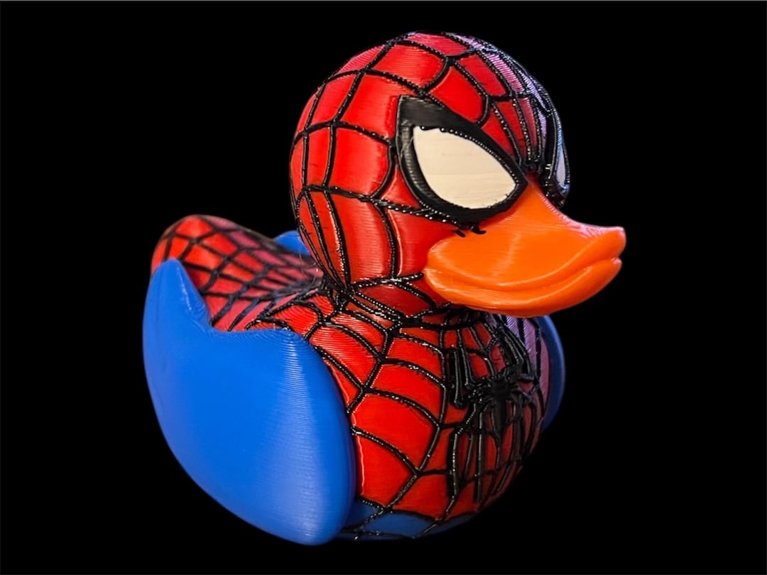 Spiderman 3D Printed Duck - Etsy