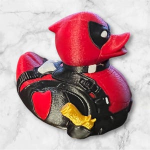 Deadpool 3D Printed Duck - Etsy
