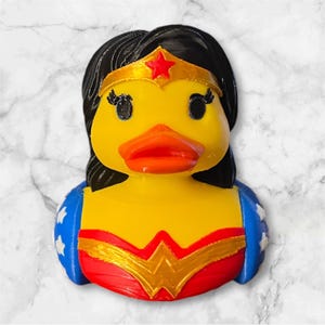 Wonder Woman 3D Printed Duck - Etsy