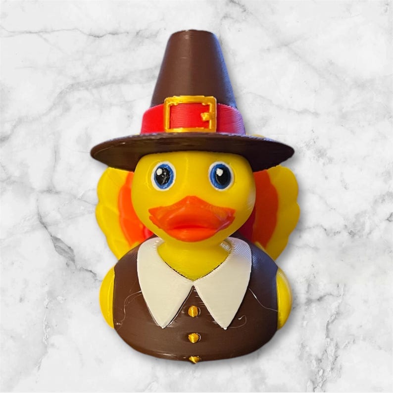 Thanksgiving 3D Printed Duck - Etsy