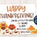 Printable/editable Thanksgiving Postcard for Students Classrooms ...