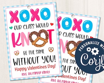 Printable/editable Our Class Would KNOT Be the Same Without - Etsy