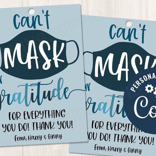 Printable/editable Appreciation Gift Tag for Teacher Nurse | Etsy