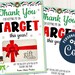 Printable/editable Christmas Holiday Target Gift Card Holder for ...