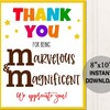 Printable Soda Drink Appreciation Sign Thank You Sign for Teachers ...