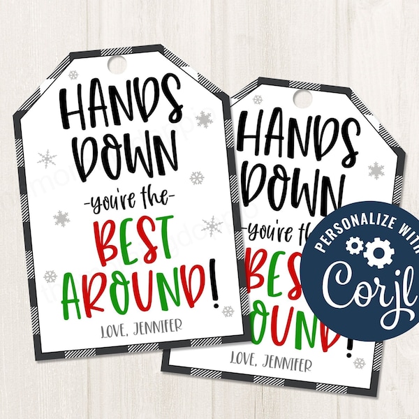 Hands Down Youre the Best Around Printable - Etsy