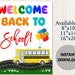 Printable Welcome Back to School Poster Sign, Classroom Decorations ...