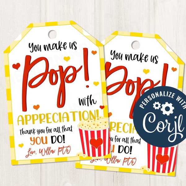 Popping With Appreciation - Etsy