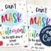 Printable/editable Can't MASK My Excitement for the 100th Day of School ...