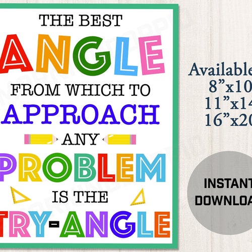 Printable Math Classroom Poster Decor Math Teacher Classroom - Etsy