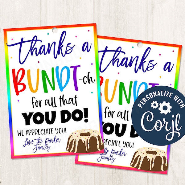 Thanks a Bundt - Etsy