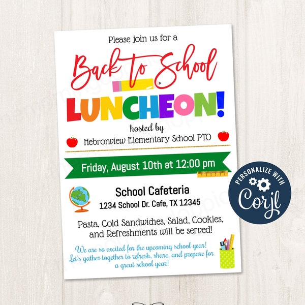 School Invitation - Etsy