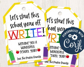 Printable/editable Employee Gift Tag Essential Employee Staff - Etsy