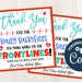 Printable/editable Thank You for Being a Frontline Hero Gift Tag for ...