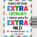 Printable/editable Thanks for Being Extra Ordinary Extra Mile Gum ...