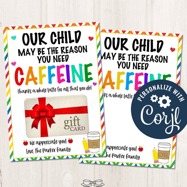 Coffee Gift Card - Etsy