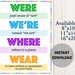 Printable English Grammar Vocabulary Classroom Poster Decor, Language ...