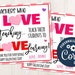 Printable/editable Teacher Appreciation Valentines Gift Tag, Thank You ...