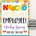 Printable Nacho Average Employee Sign, Fiesta Themed Sign, Thank You ...