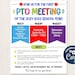 Printable/editable PTO PTA Meeting Flyer, Pto/pta Parent Newsletter ...