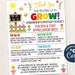 Printable/editable Floral Grow Bloom Theme Teacher and Staff ...