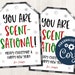 Printable/editable You Are Scent-sational Christmas Gift Tag | Etsy