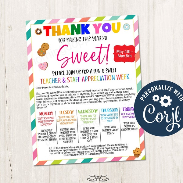 Staff Schedule Template - Etsy