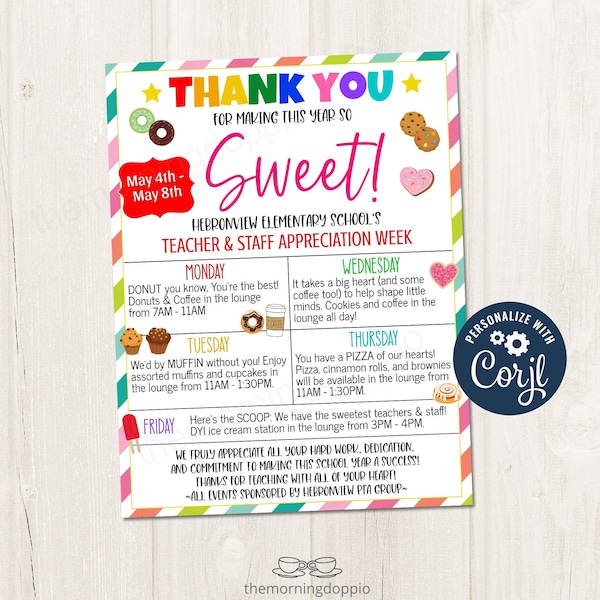 Appreciation Flyer - Etsy