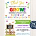 Flower Floral Grow Bloom Teacher Staff Appreciation Luncheon Flyer ...