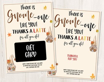 Printable/editable There's Really Gnome-one Like You Gift | Etsy