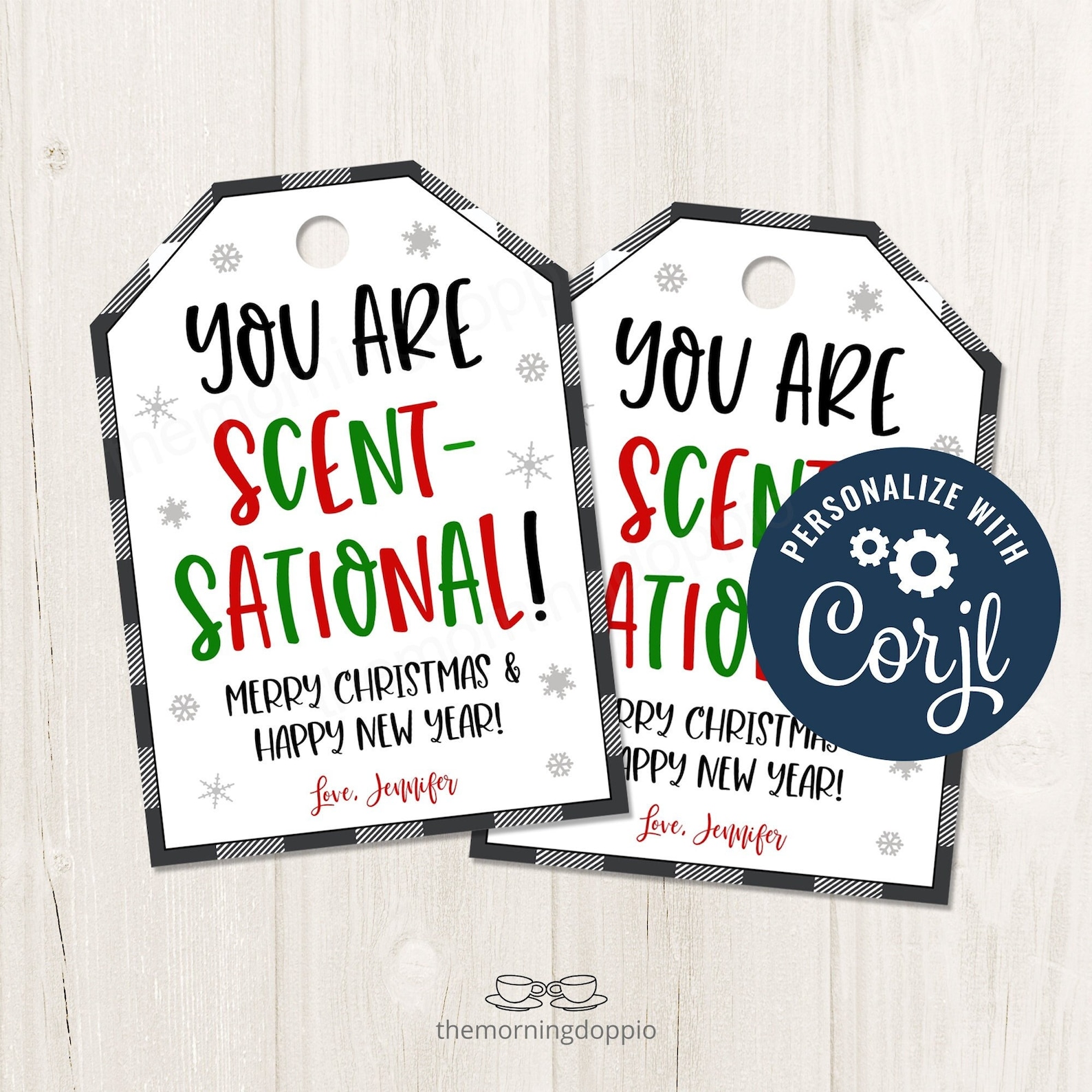 Printable/editable You Are Scent-sational Christmas Gift Tag - Etsy