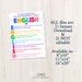 Printable English Classroom Rules Poster Decor Decoration, Language ...